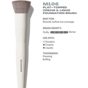 MORPHE M106 Flat-topped Foundation Brush