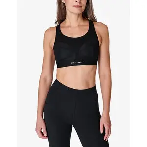 Sweaty Betty Power Pro Branded Stretch-woven Bra