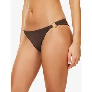AWAY THAT DAY Sorrento Ruched Bikini Bottoms