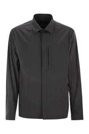Herno Herno Shirt-Cut Jacket In Tech Wool - Grey