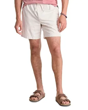 Vineyard Vines 7" Surfside Pull-on Shorts - White Beach