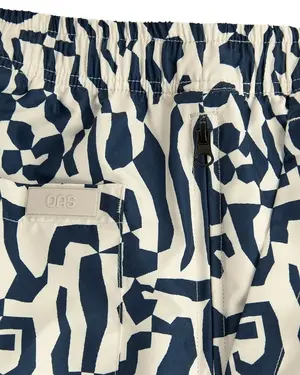 Oas Marbling 4.3 Swim Trunks - Blue