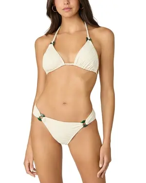 Shoshanna Textured Classic Bikini Bottom