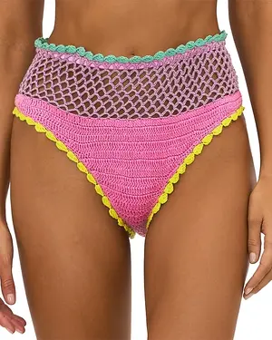 Beach Riot Brinley Bikini Bottom Technicolor Rays