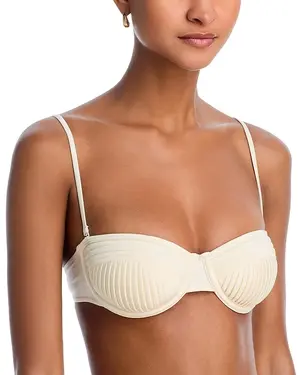 Solid & Striped The Solene Bikini Top Brule