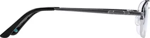 Zenni Aviator Titanium Half-rim Eyeglasses - Gray