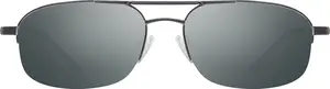 Zenni Aviator Half-rim Titanium Frame Eyeglasses