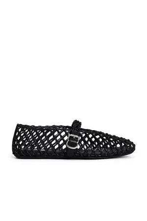 Alaia Round Toe Flats For Women