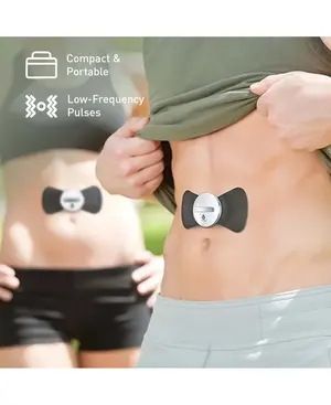 PURSONIC Wireless Muscle Stimulator & Abdominal Toning Massager Set
