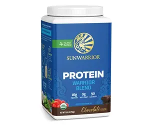 SUNWARRIOR Natural Warrior Blend Protein + Greens Powder No Color