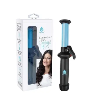 PURSONIC Usb Rechargeable Mini Curling Iron - Blue