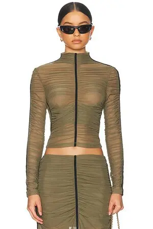 DIESEL® Long Sleeve Gathered Top
