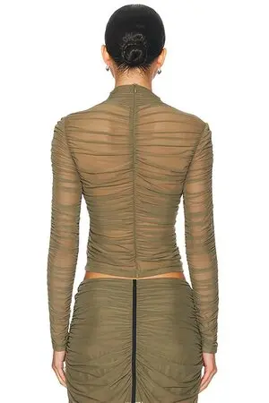 DIESEL® Long Sleeve Gathered Top