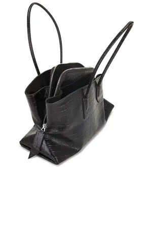 Attico La Passeggiata Top Handle Bag - Coffee