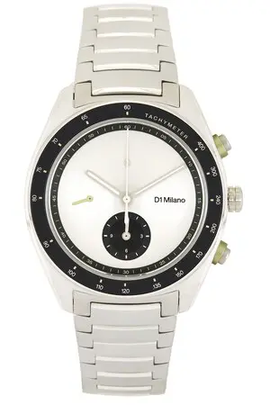 D1 MILANO Cronografo 40mm Watch - Essential White