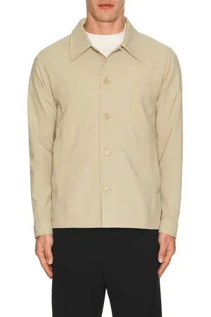 Nn07 Zander Overshirt In Beige