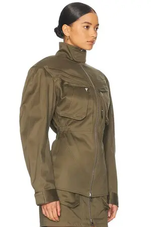 MUGLER Zip-up Workwear Jacket
