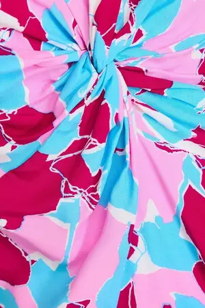 Diane Von Furstenberg Anaba Floral-print Crepe De Chine Midi Dress - Multicolor