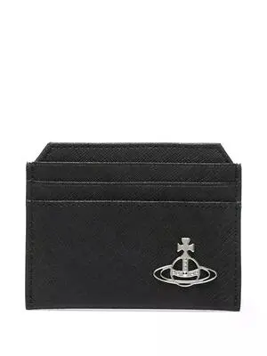 VIVIENNE WESTWOOD Orb-plaque Cardholder - Black