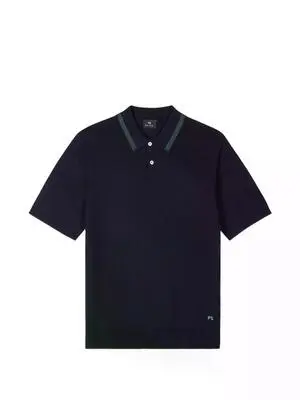 Paul Smith Merino-wool Polo Shirt - Blue