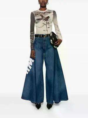 John Richmond Draped Jeans