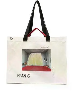 Plan C Tenda Che Vola Tote Bag - Neutrals