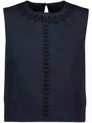 YVES SALOMON Embroidered Top