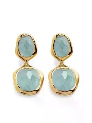 Monica Vinader Odyssey Aquamarine Dangle Earrings