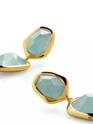 Monica Vinader Odyssey Aquamarine Dangle Earrings