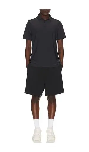 RHONE Regatta Pique Polo In . Also - Black