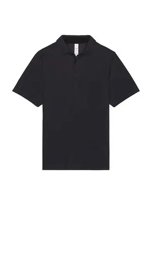 RHONE Regatta Pique Polo In . Also - Black