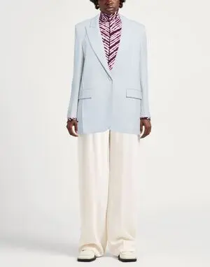 Patrizia Pepe Single-breasted Blazer - Grey