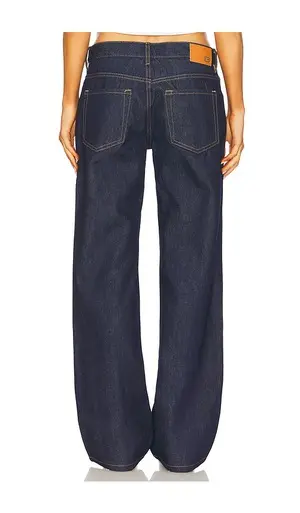 EB DENIM Low Rise Baggy Jeans - Blue