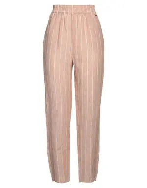 Armani Exchange Cotton Striped High Waisted Pants