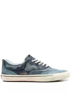 HIDNANDER Denim Low Top Sneakers