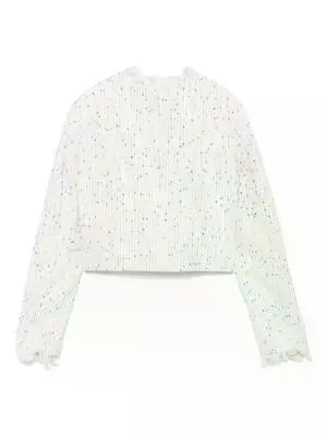 MSGM Frayed-edge Jacket