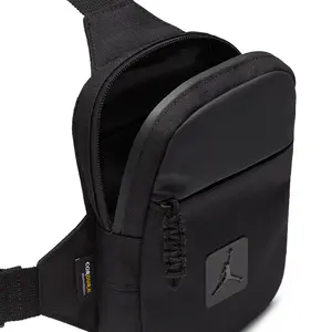 JORDAN Logo Embossed Hip Bag - Black