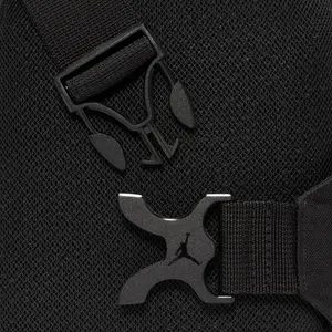 JORDAN Logo Embossed Hip Bag - Black