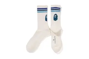 BAPE Line Socks - Blue