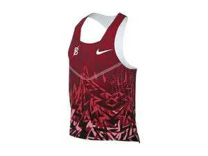 Nike AeroSwift Bowerman Track Club Running Singlet - Red/white