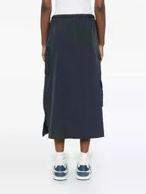 Herno Drawstring Midi Skirt