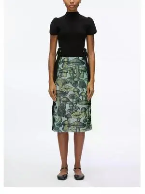3.1 Phillip Lim Embroidery Midi Skirt