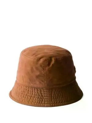 Prada Cotton Bucket Hat - Brown