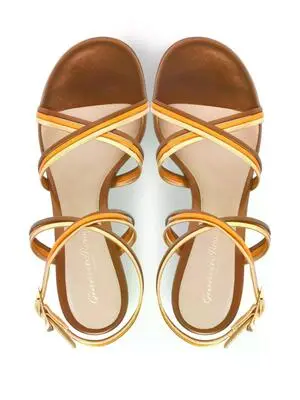 GIANVITO ROSSI 85mm Calissa Sandals - Brown
