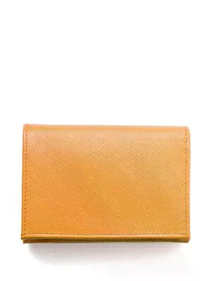 Prada Small Saffiano Leather Wallet - Orange