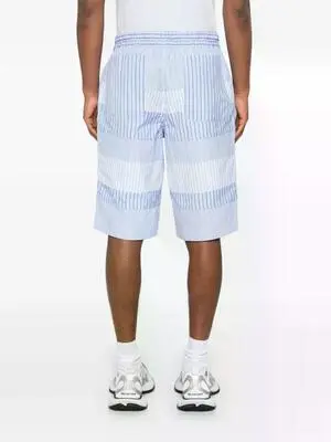 Comme Des Garçons Striped Layered Shorts