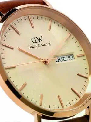 DANIEL WELLINGTON 40mm Strap Watch - Yellow