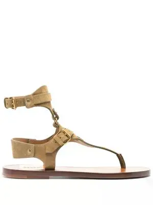 Isabel Marant Eveen Suede Sandals - Brown