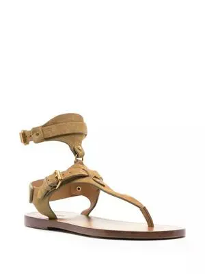 Isabel Marant Étoile Eveen Suede Sandals - Brown