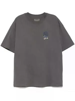 MUSIUM DIV. Graphic-print T-shirt - Grey